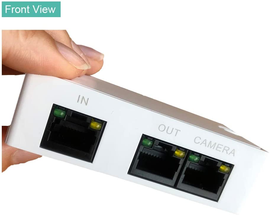 PoE Extender Mini Passive 2 Port POE Switch, IEEE 802.3af/at POE ...