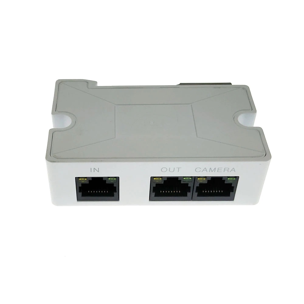 PoE Extender Mini Passive 2 Port POE Switch, IEEE 802.3af/at POE ...